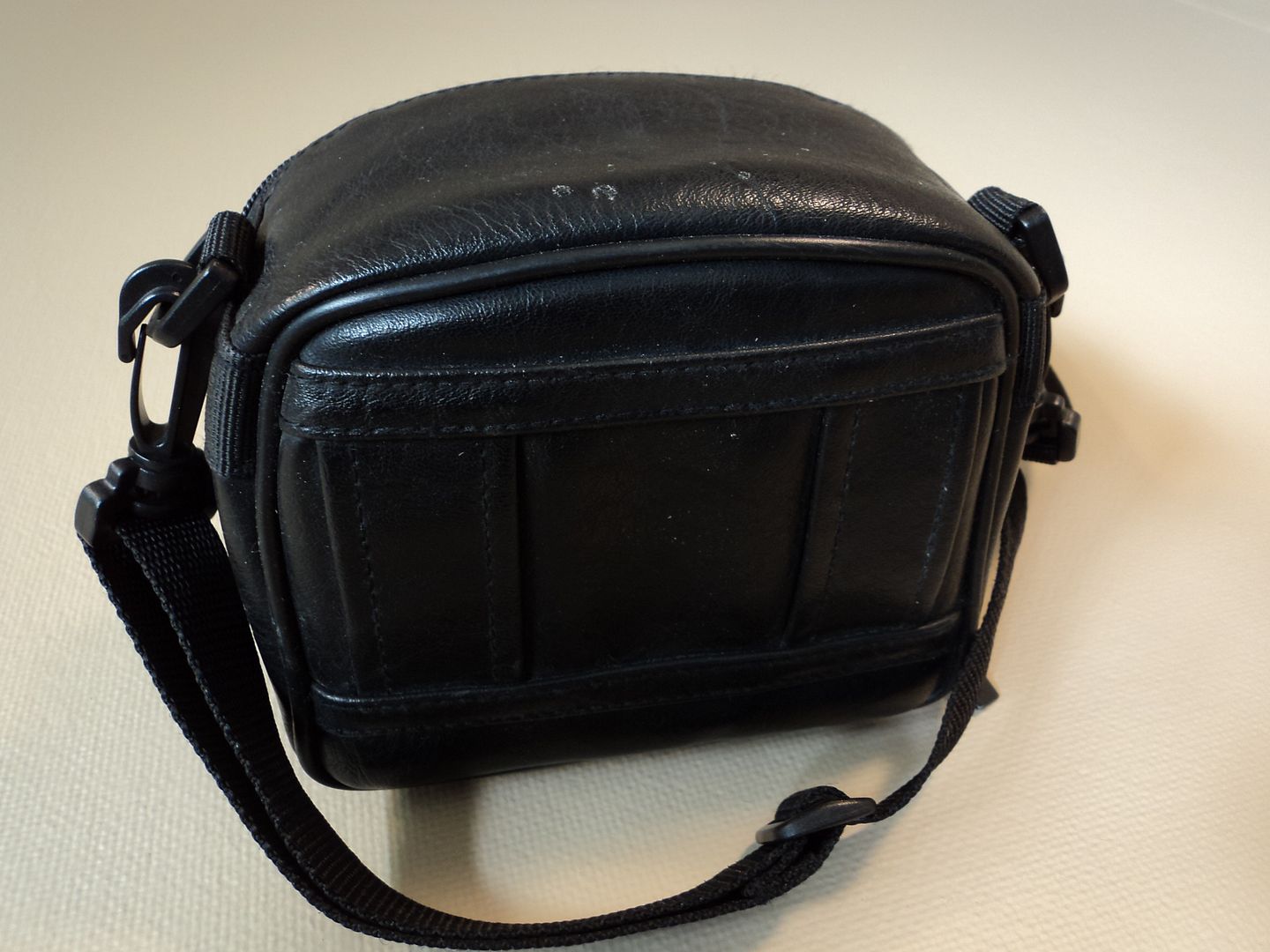 Sony Mavica Digital Camera Case Black Genuine/OEM Leather Nylon