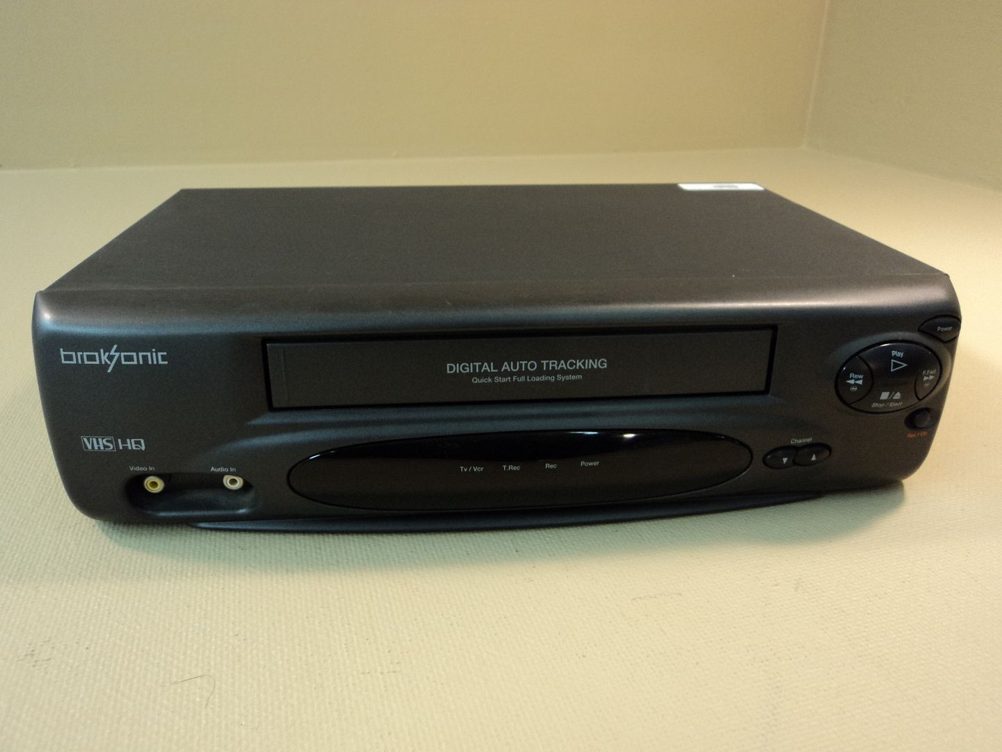 Broksonic Video Cassette Recorder VCR Digital Auto Tracking HQ VHSA ...